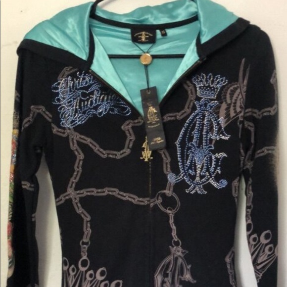 Christian Audigier | Jackets & Coats | Christian Audigier Long Jacket ...